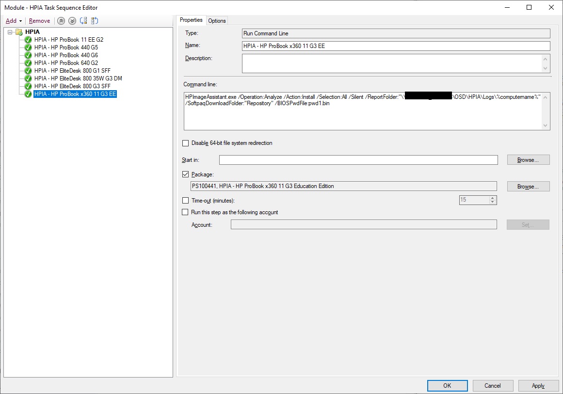 HP Image Assistant Self Service Through Software Center – Ryan's Tech Blog