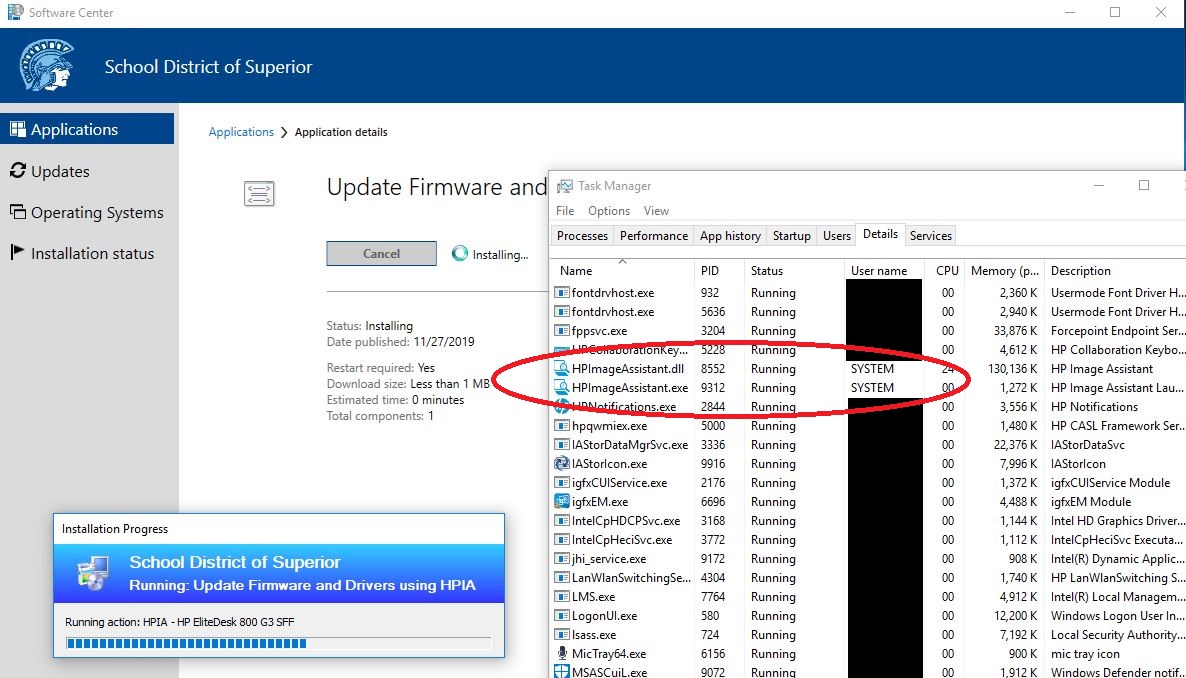 HP Image Assistant Self Service Through Software Center – Ryan's Tech Blog